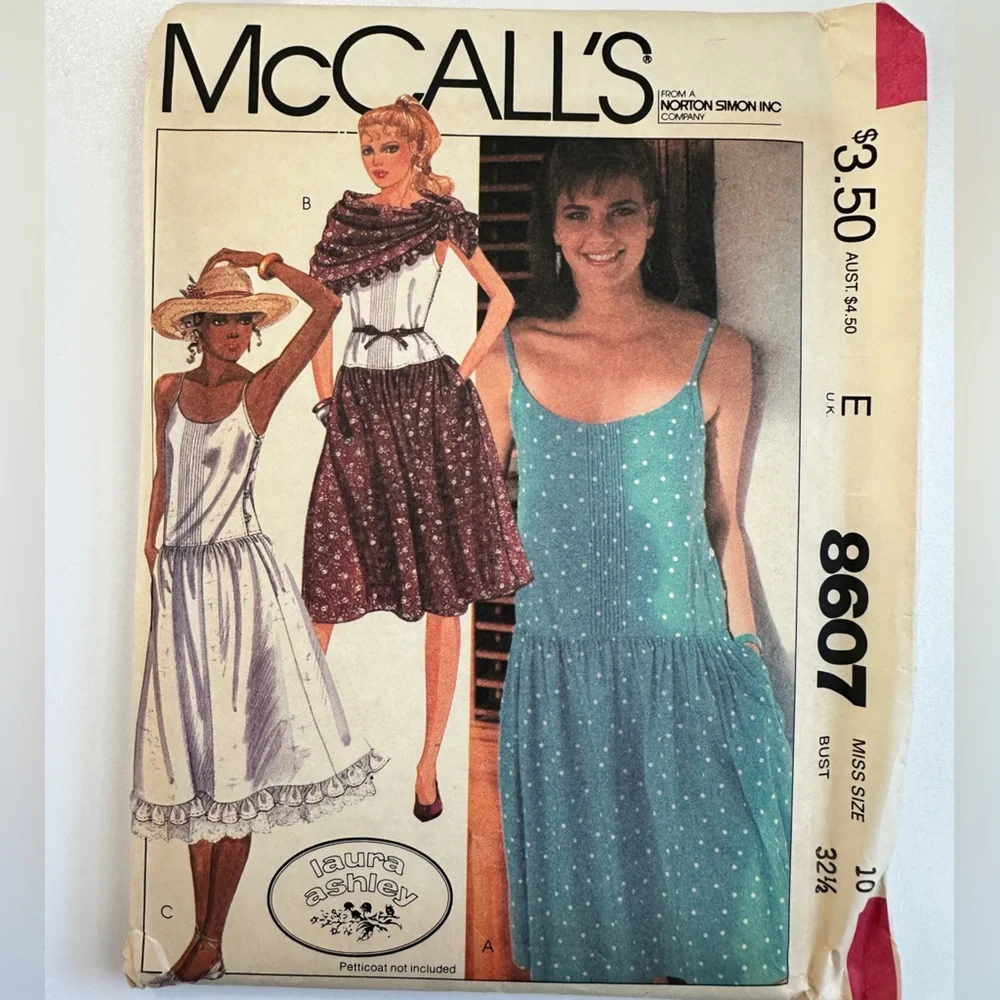 Laura Ashley | Other | Mccalls 867 Vintage Laura Ashley Sewing Pattern ...